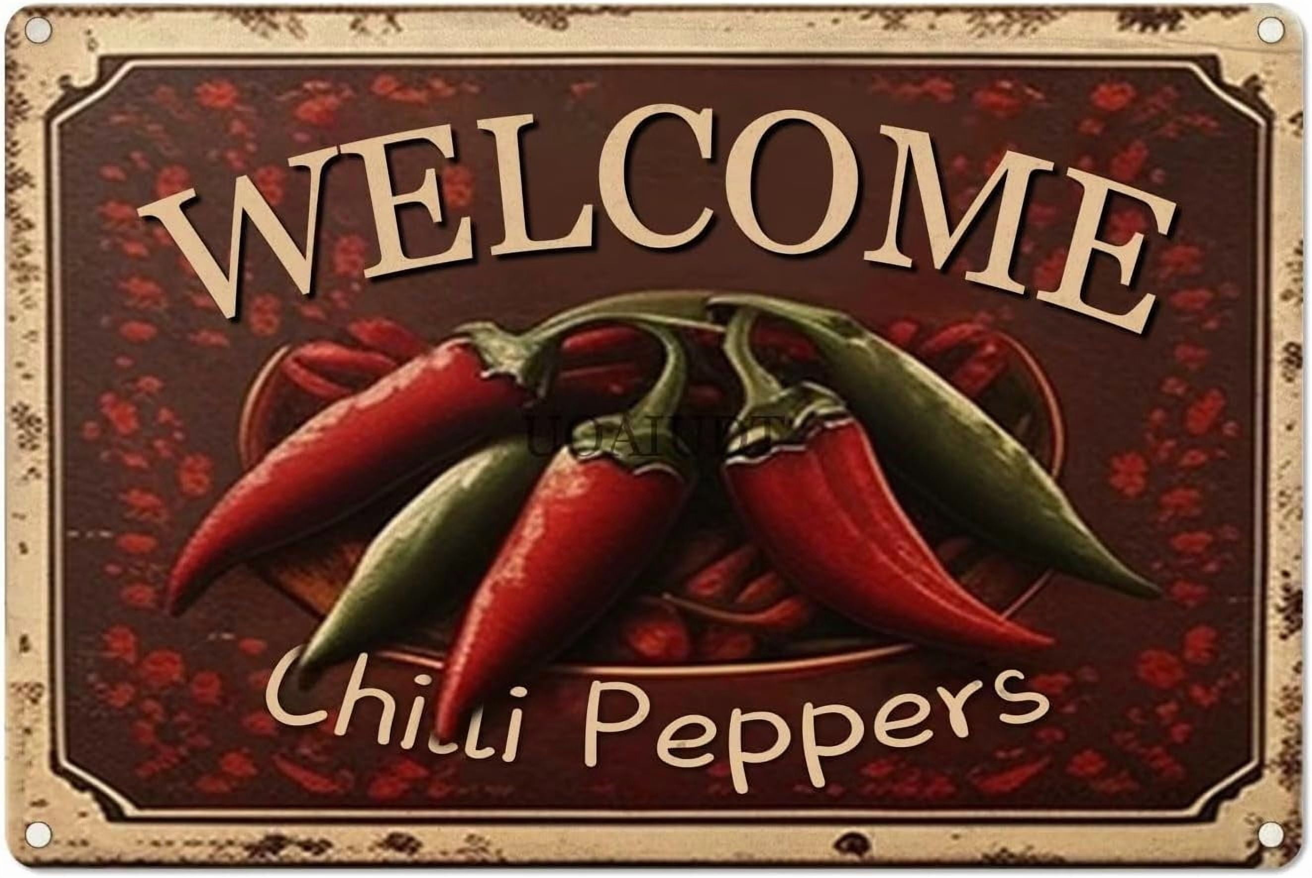 Chilli Pepper Welcome Diamond Painting Kits For Adults Chilli Pepper ...