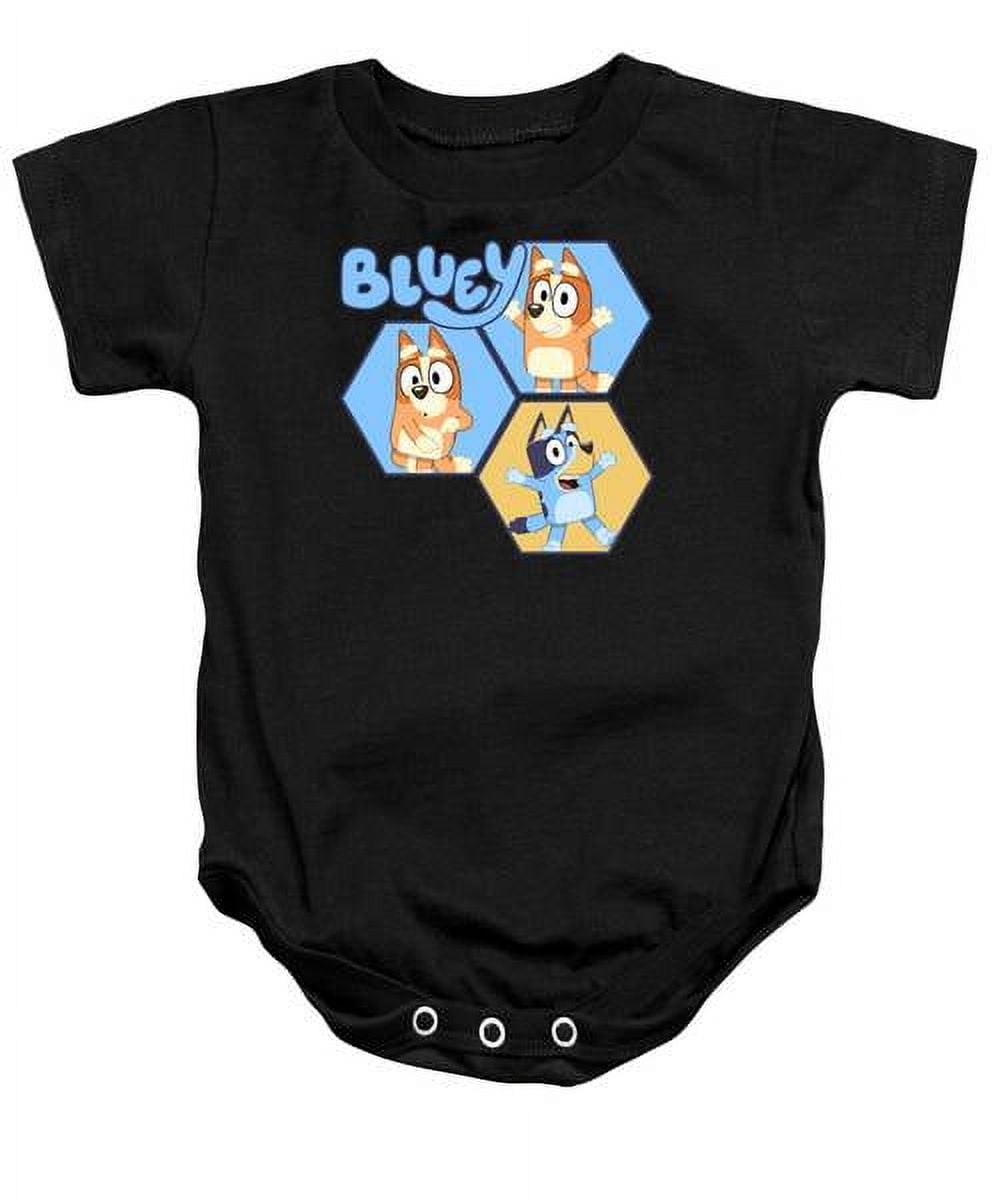 Chilli Support Bluey Happy Baby Onesie Bluey Family Shirts, Bluey And Bingo Tee, Short Sleeve ...