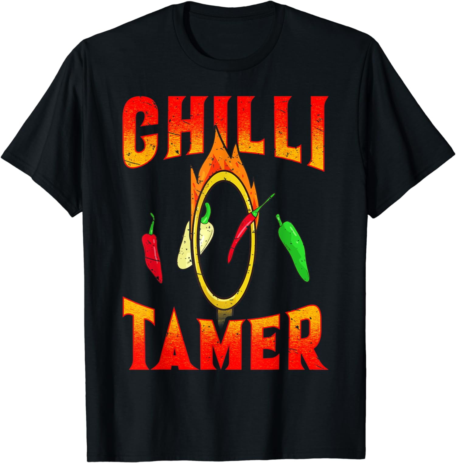 Chilli Tamer Hot Spicy Peppers T-Shirt - Walmart.com