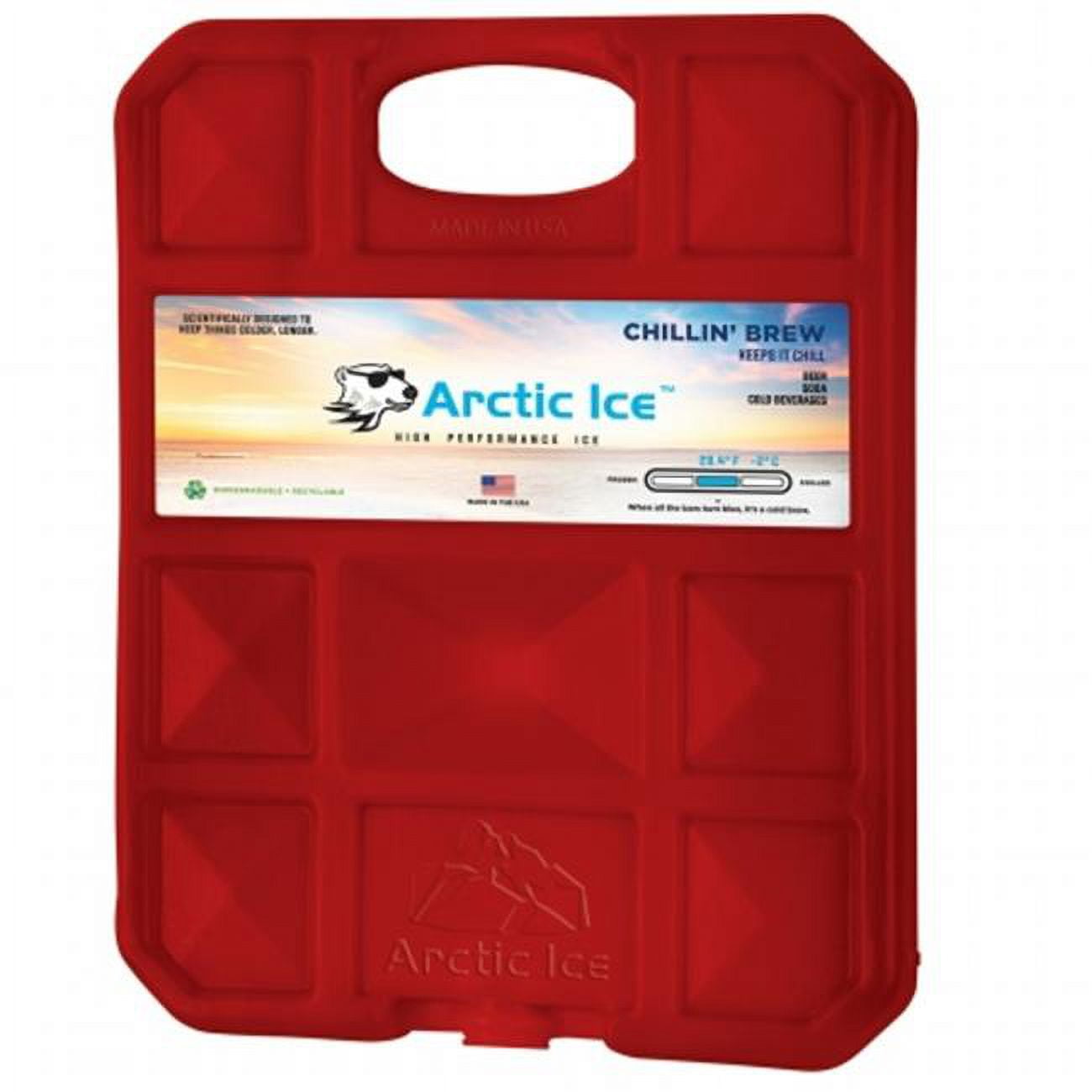 Chillin Brew 28 Degree Collegiate Crimson Ice Panel-XL - Walmart.com