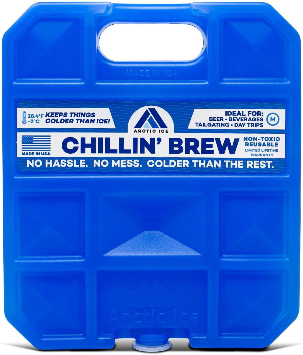 Chillin' Brew Series Long Lasting Reusable Ice Pack - Freezes at 28 ...