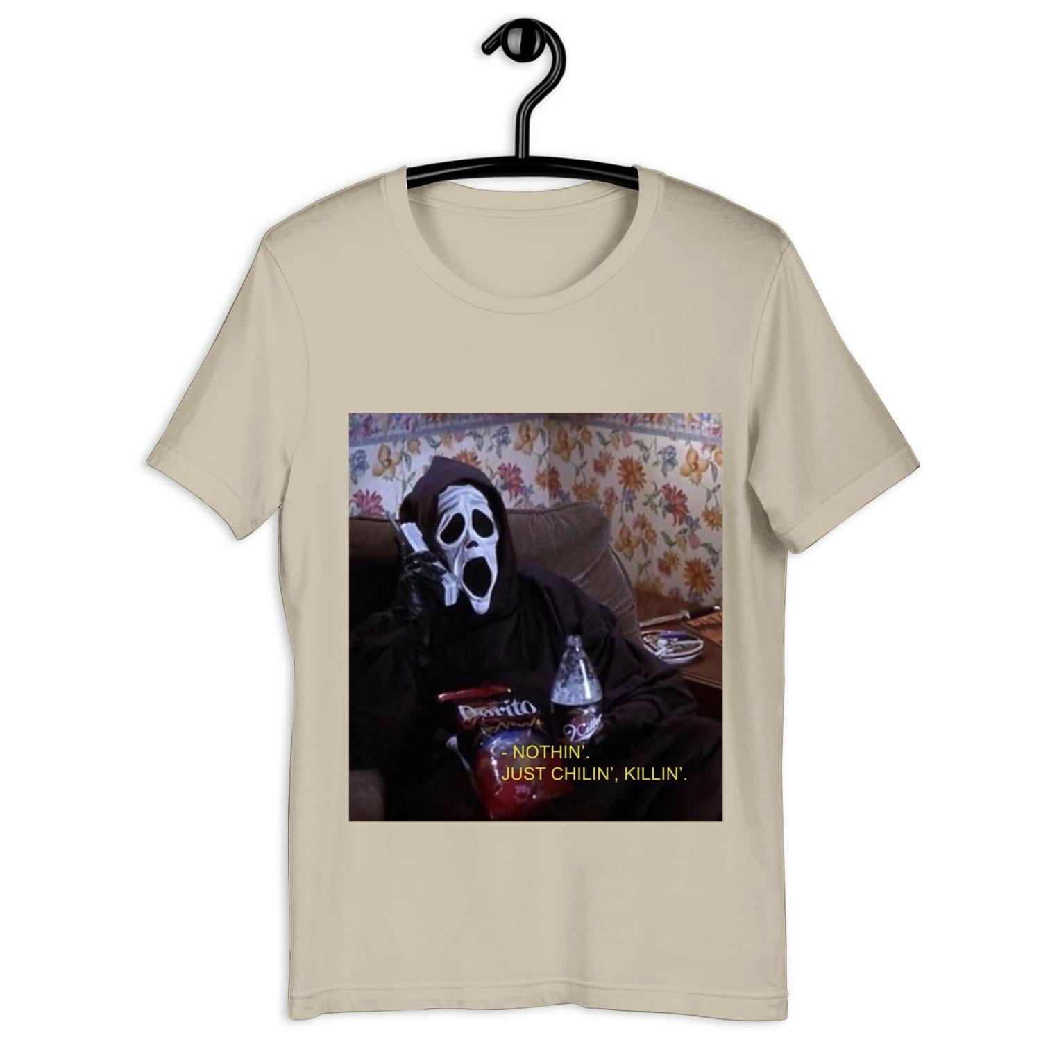 Chillin’ & Killin’ Shirt – Funny Halloween Horror Graphic Tee New ...