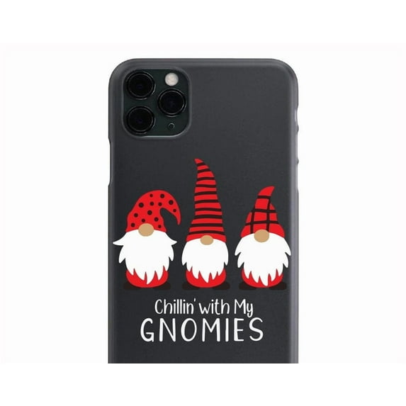 Chillin With My Gnomies Cute Holiday Fun Pattern for iPhone 17 to 11 ...