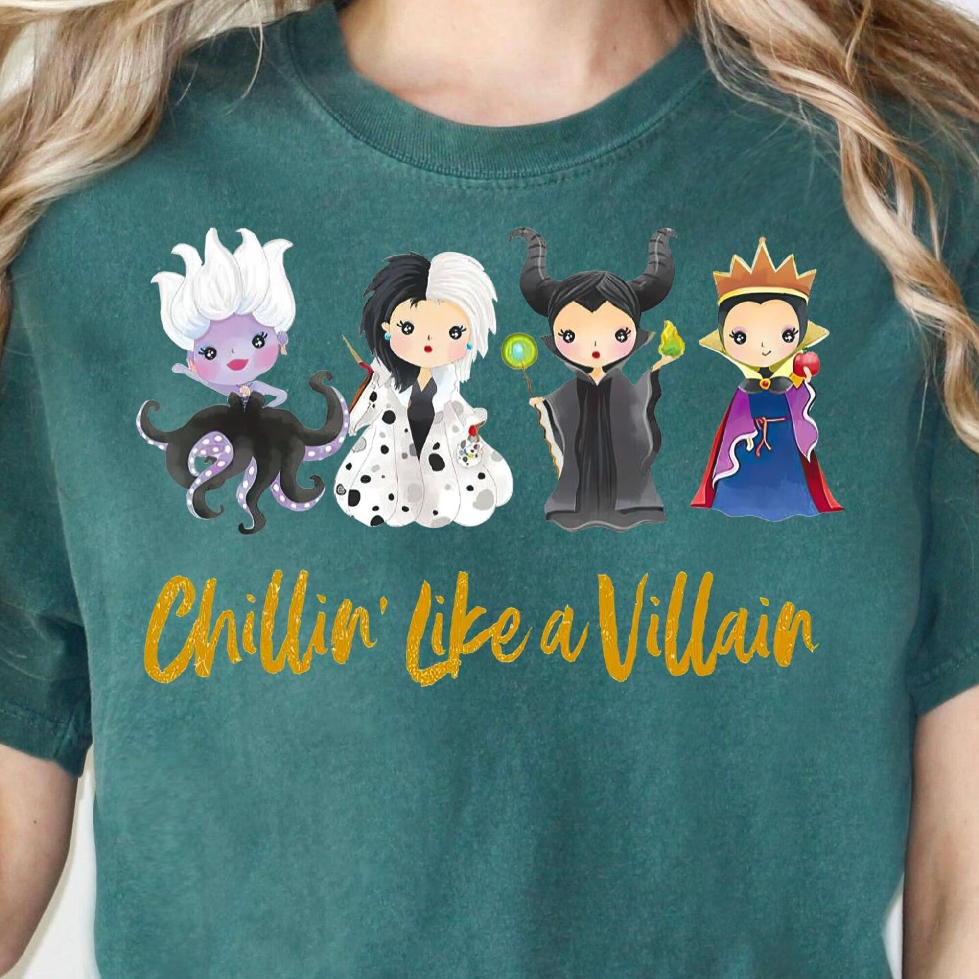 Chillin39 Like A Villain Shirt Disney Witch Shirt Villain Disney T ...