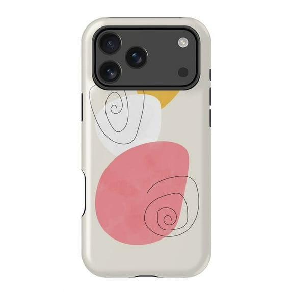 Chilling Minimal Art Cool Abstract Pattern iPhone Case for iPhone 17 to ...