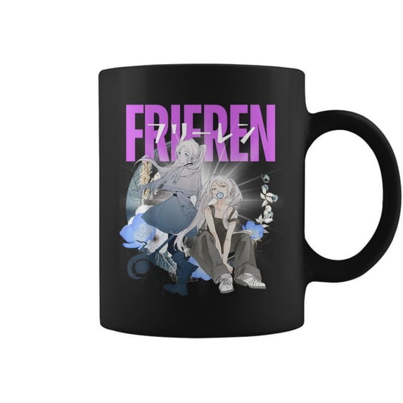 Chilling Time In The Nemophila Flower Garden With Frieren Coffee Mugs ...