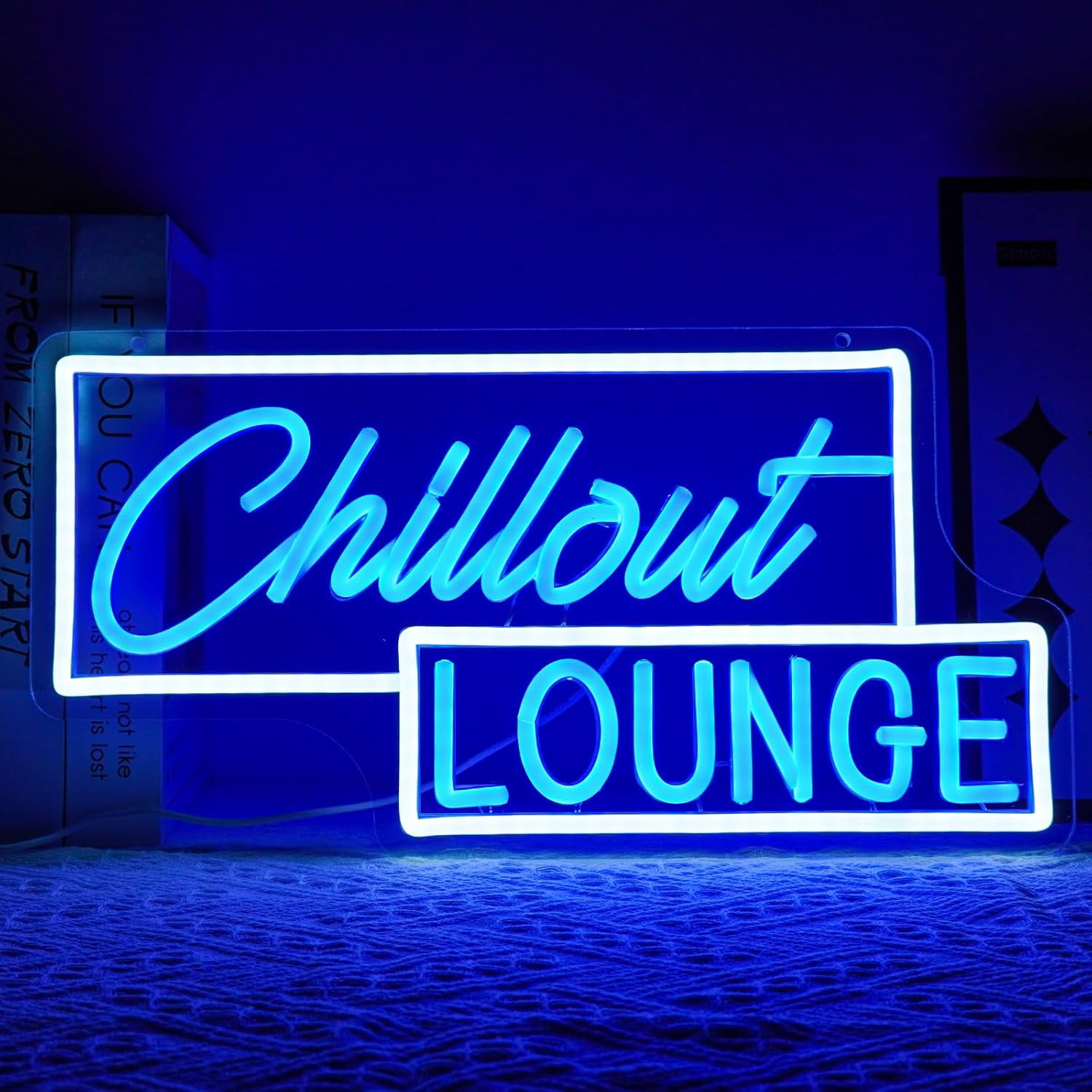 Chillout Lounge Neon Sign for Wall Decor Dimmable Chill Light Signs ...