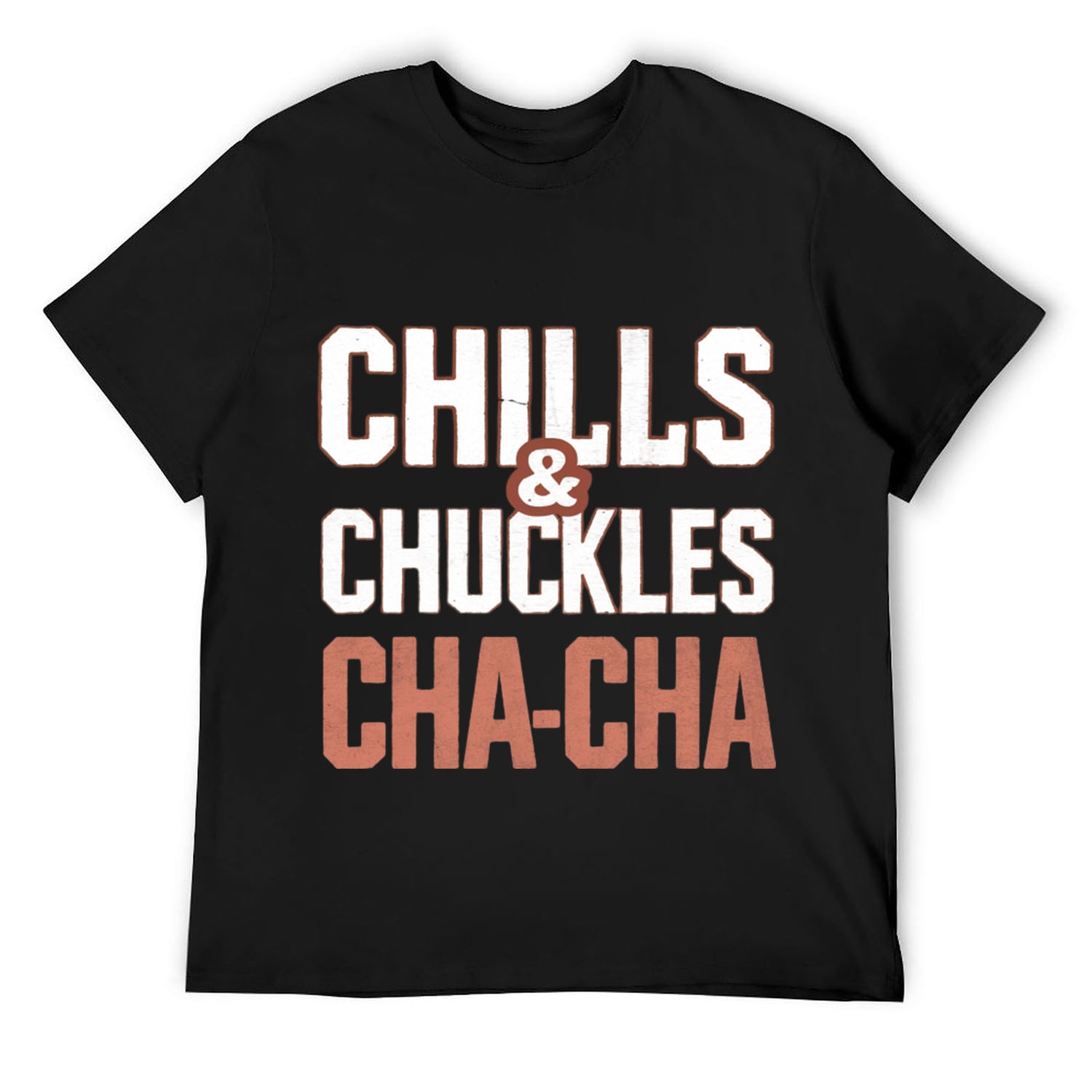 Chills & Chuckles Cha-Cha Messy Bun Pumpkin Halloween Spider T-Shirt ...