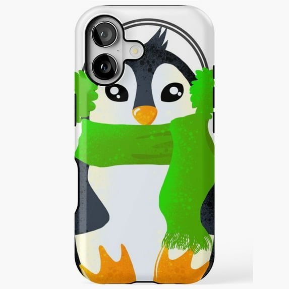 Chilly Green Penguin Phone Case with iPhone 17 to 11 Pro Max - Walmart.com