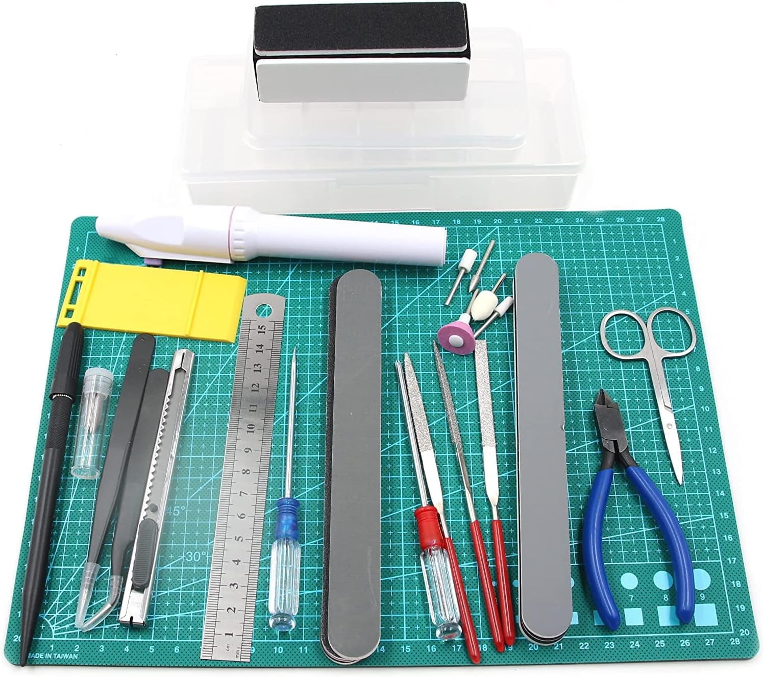 Chiloskit Professional Model Basic Tools Craft Set for Car Airplane ...