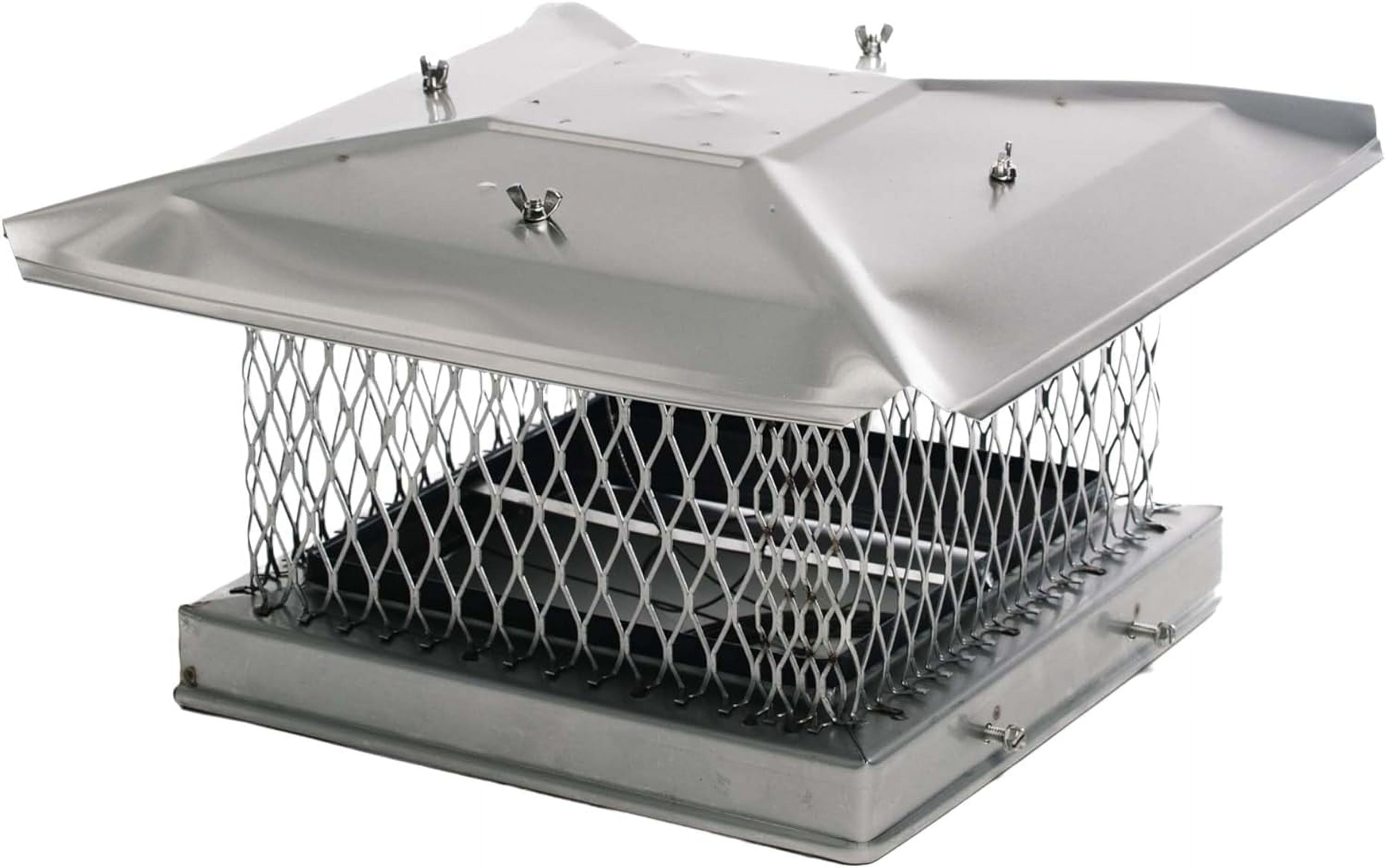 Chimcare Chimney Cap & Fireplace Damper Combo – Premium Stainless Steel ...