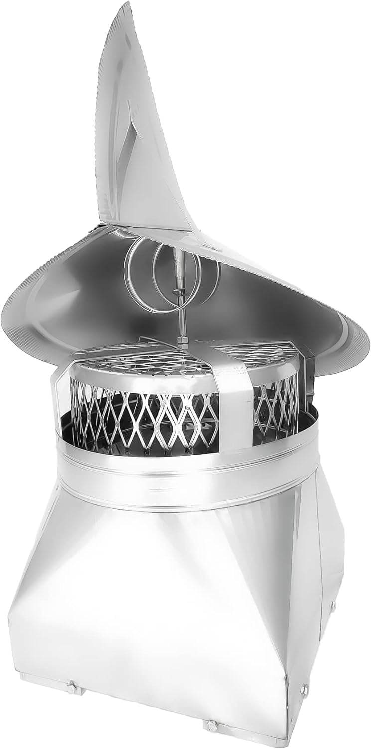 Chimcare Chimney Caps - Wind Directional Chimney Cap, Stainless Steel ...