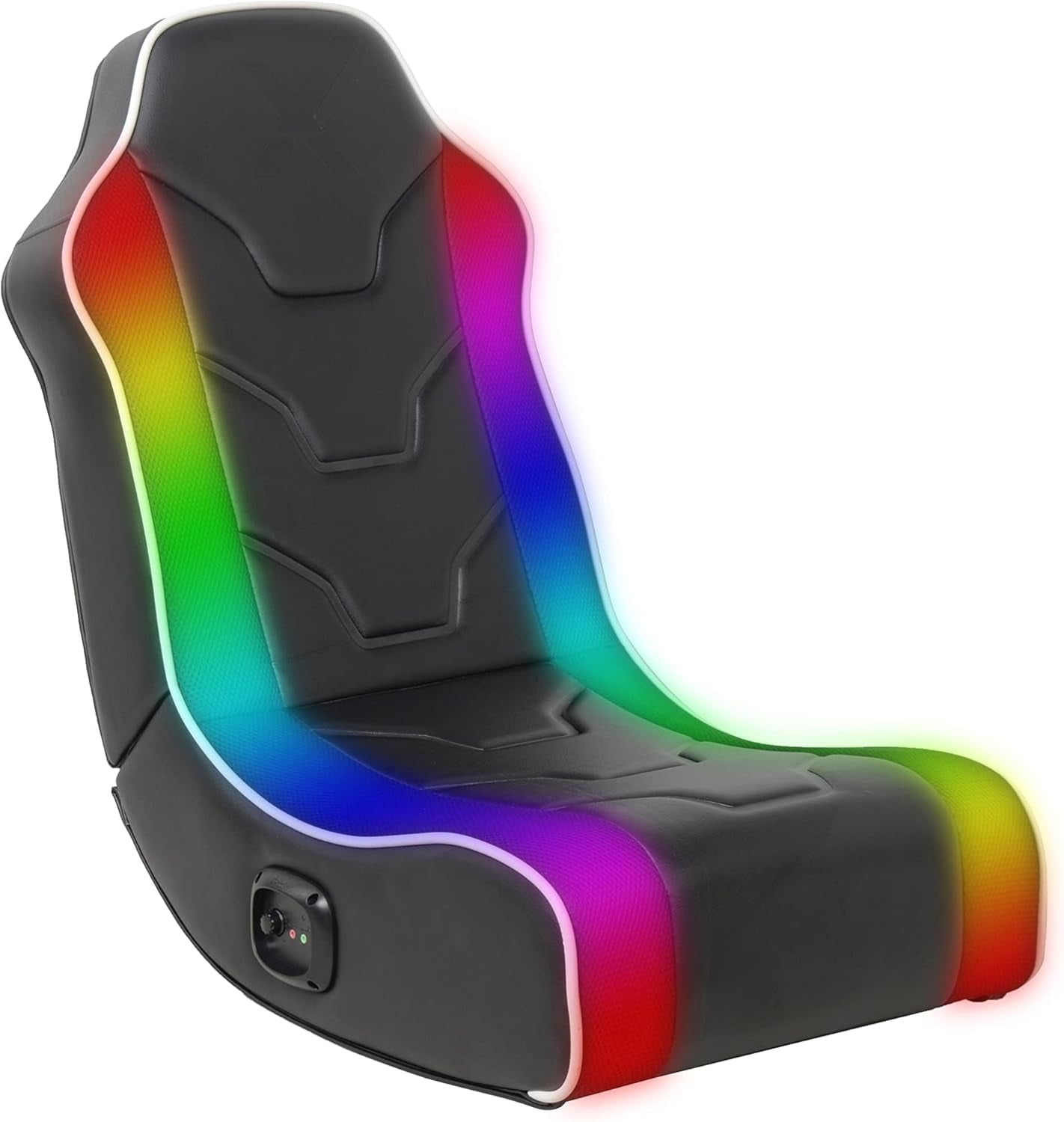 Chimera RGB LED Floor Rocker Gaming Chair for Kids, Youth Aged 5-9 ...
