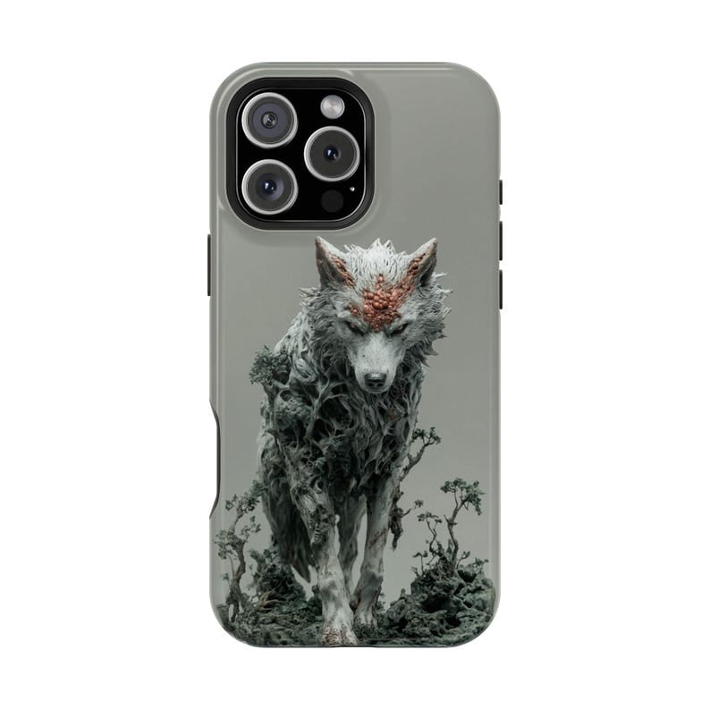 Chimera Wolf Fantasy Creature Artwork Phone Case with iPhone 11 to 17 ...