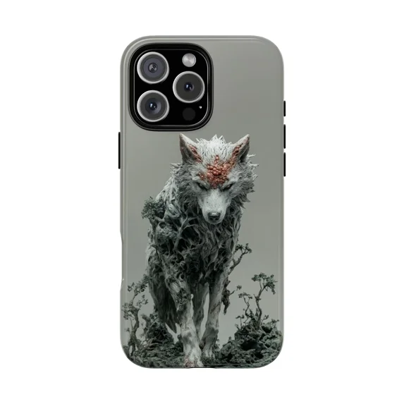 Chimera Wolf Mutation Fantasy Art Case for iPhone 17 to 11 Pro Max ...
