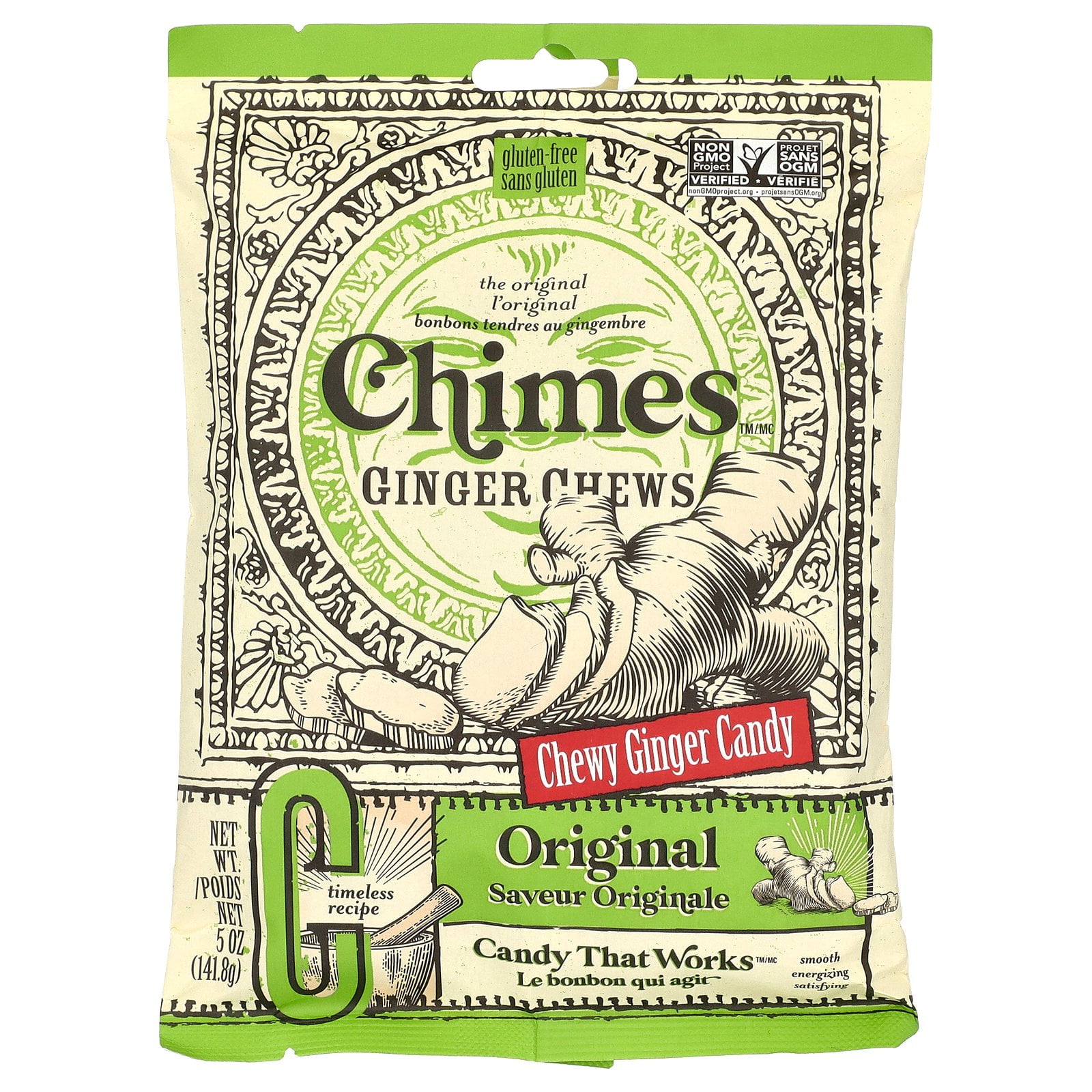 Chimes Ginger Chews, Original 5 oz - Walmart.com
