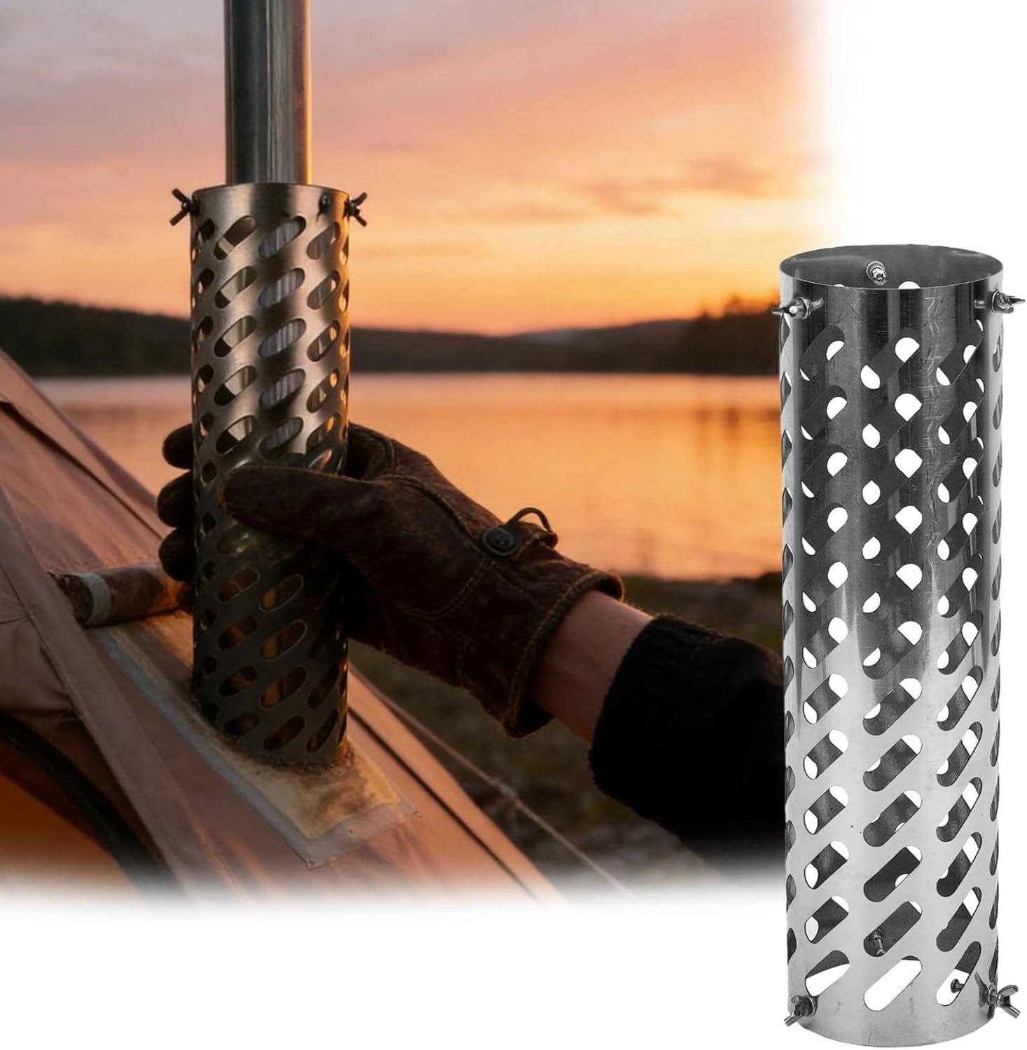 Chimney Anti-Scalding Mesh Cover, Stainless Steel Heat Insulation ...