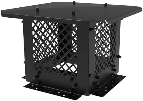 Chimney Cap, 14" x 14" Chimney Cover, Chimney Rain Caps, Fireplace ...