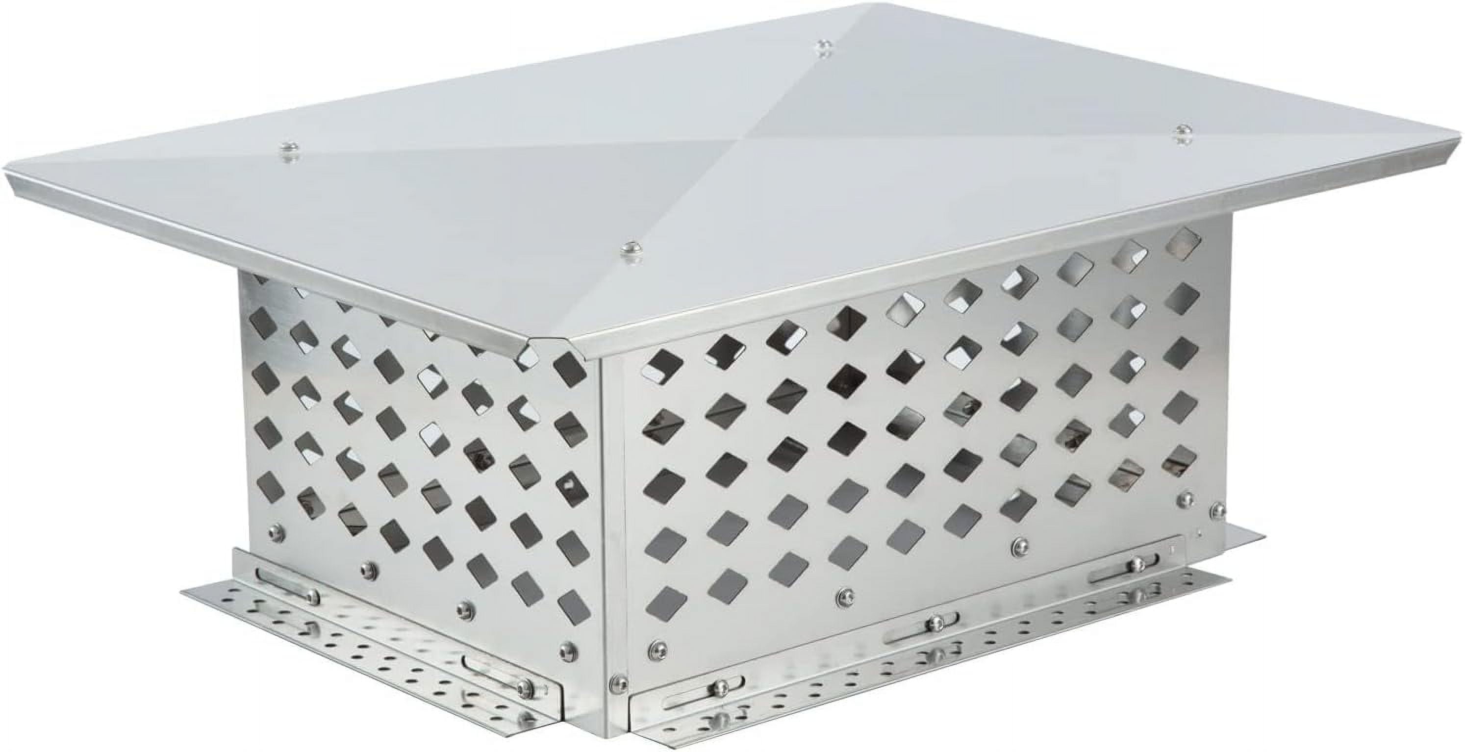 Chimney Cap, 17"x 29" Chimney Cap, 304 Stainless Steel Fireplace ...
