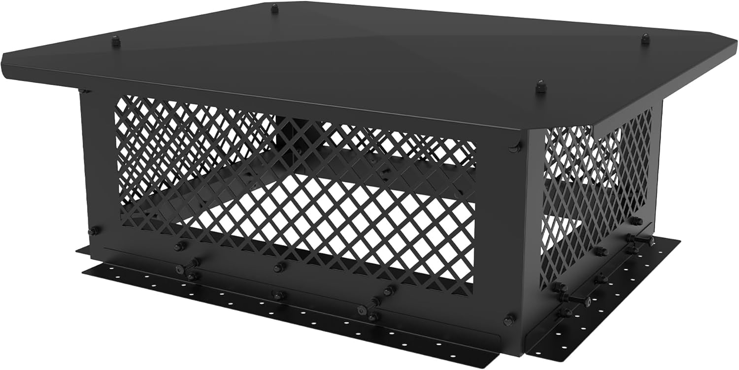 Chimney Cap, 18" x 22" Chimney Cover, Chimney Rain Caps, Adjustable ...