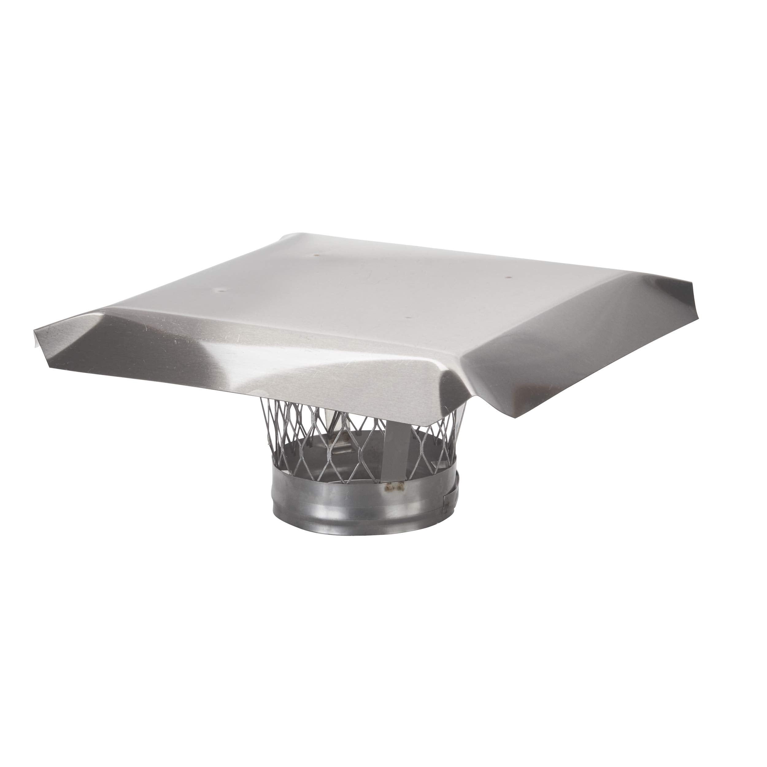 Chimney Cap 5" LC5 Round Stainless Steel Clamp Single Flue Liner ...
