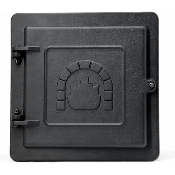 Chimney Cleanout Door, 8" X 8" Fireplace Cast Iron Clean Out Door with ...