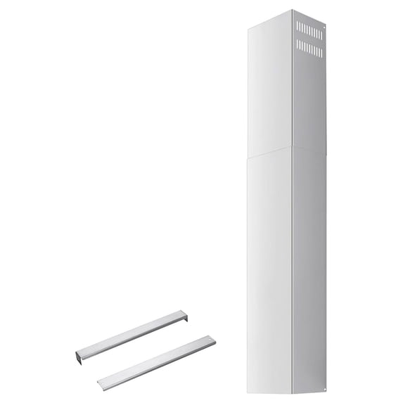 Chimney Extension Wall Mount Range hood Adjustable Kitchen Chimney Duct ...