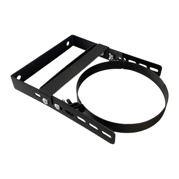 Chimney Pipe Bracket Portable Fireplace Flue Clamp Adjustable Carbon ...