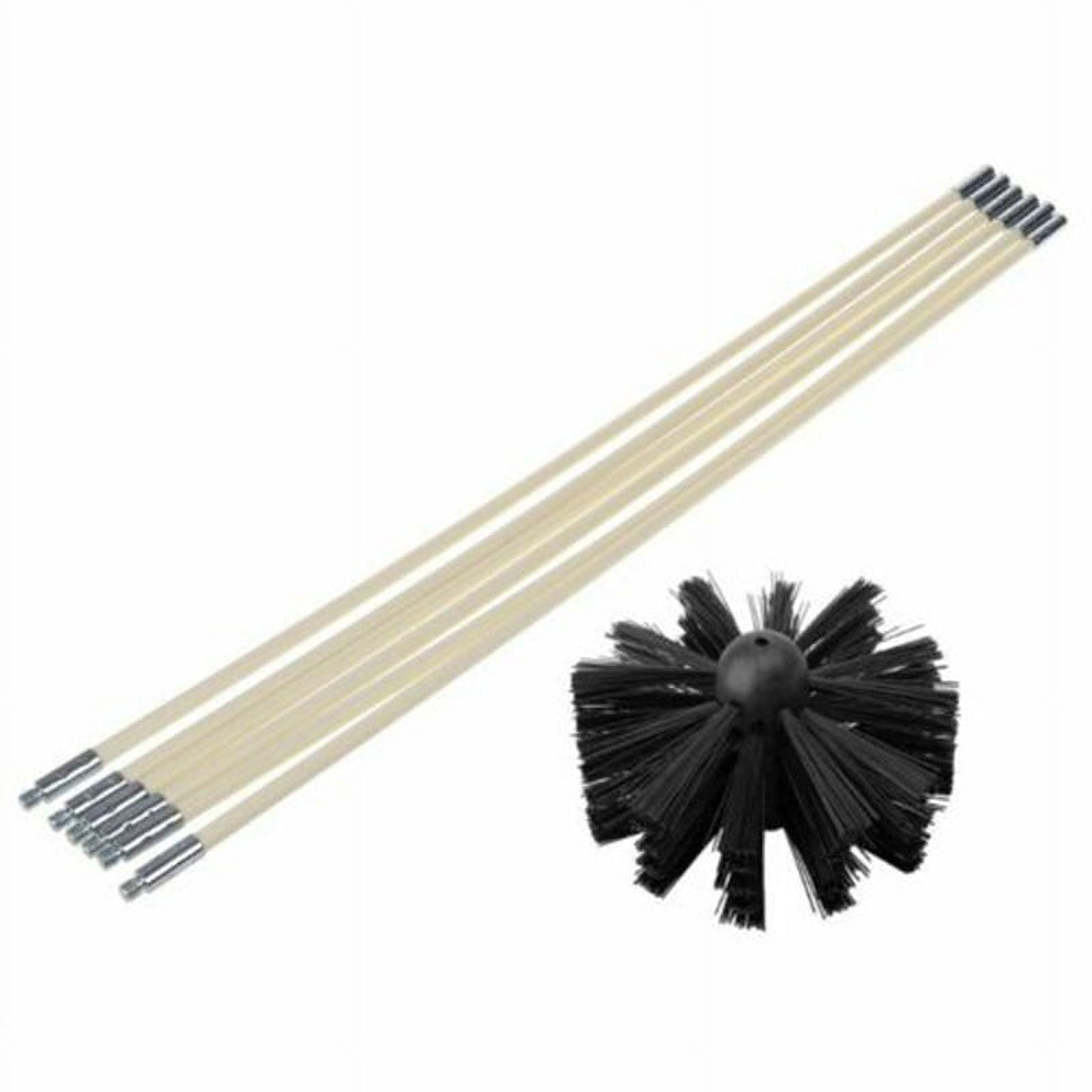Chimney Pipe Inner Wall Cleaning Brush Bendable Electric Drill Cleaning ...
