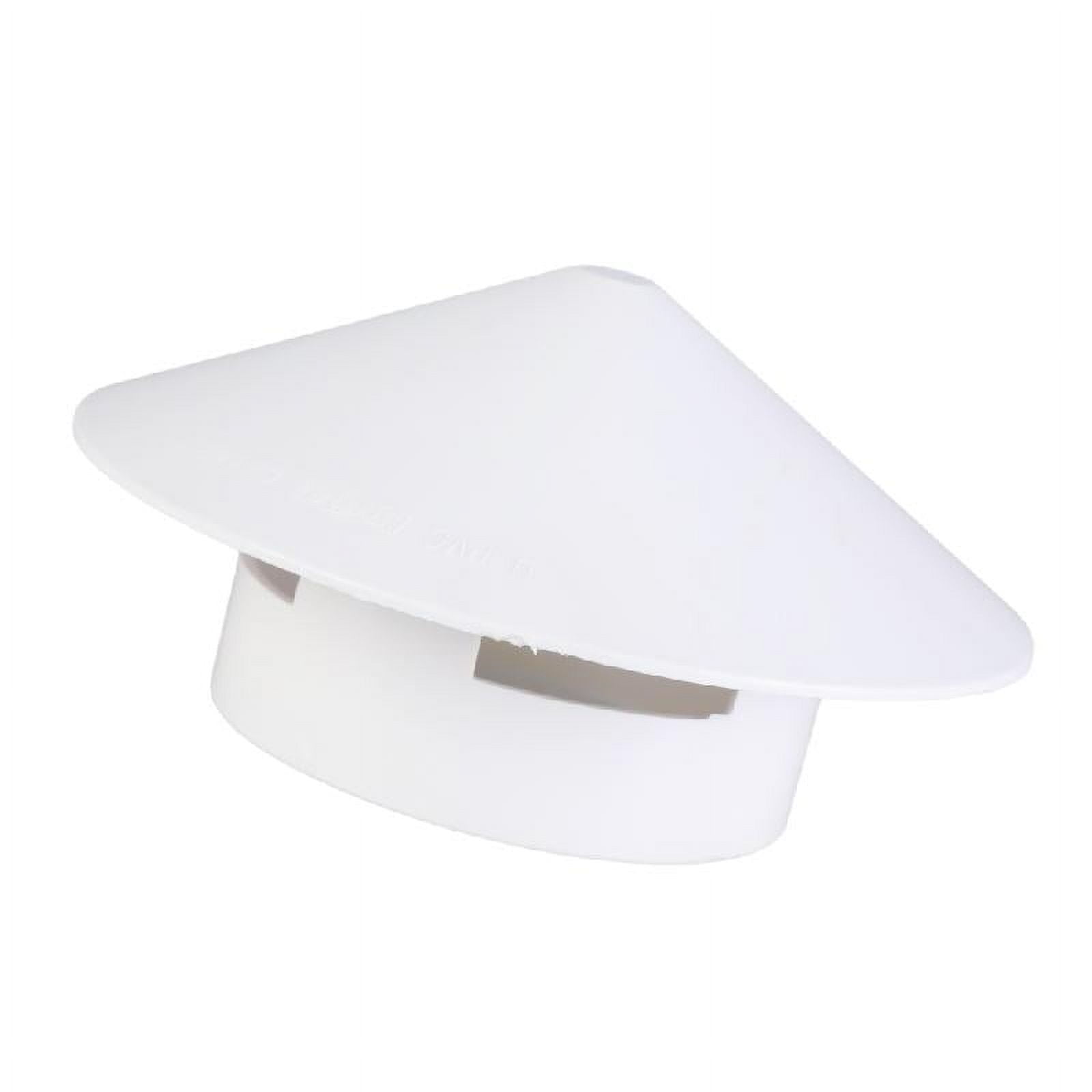 Chimney Rain Caps PVC Breathable Vents Covers for 110mm Pipes and Roof ...