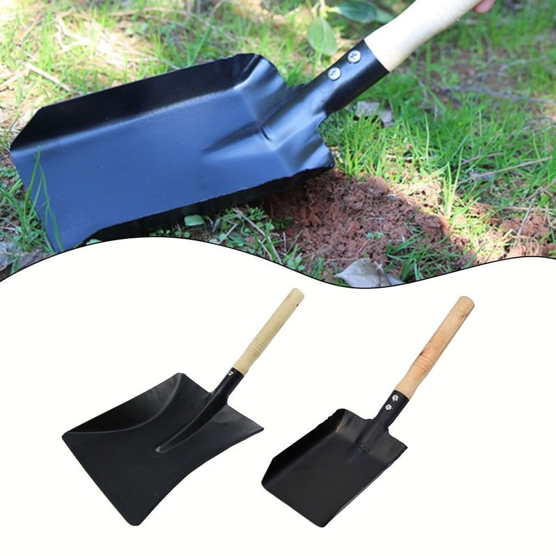 Chimney Shovel Garden Planting Shovels Fireplace Tools Steel Dustpan Ash Shovel Fireplace ...