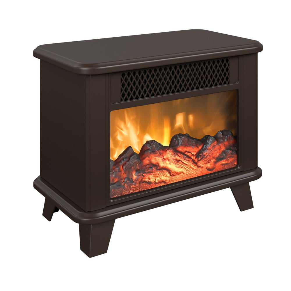 ChimneyFree Bronze 1500W Electric Realistic Flame Fireplace Heater for ...