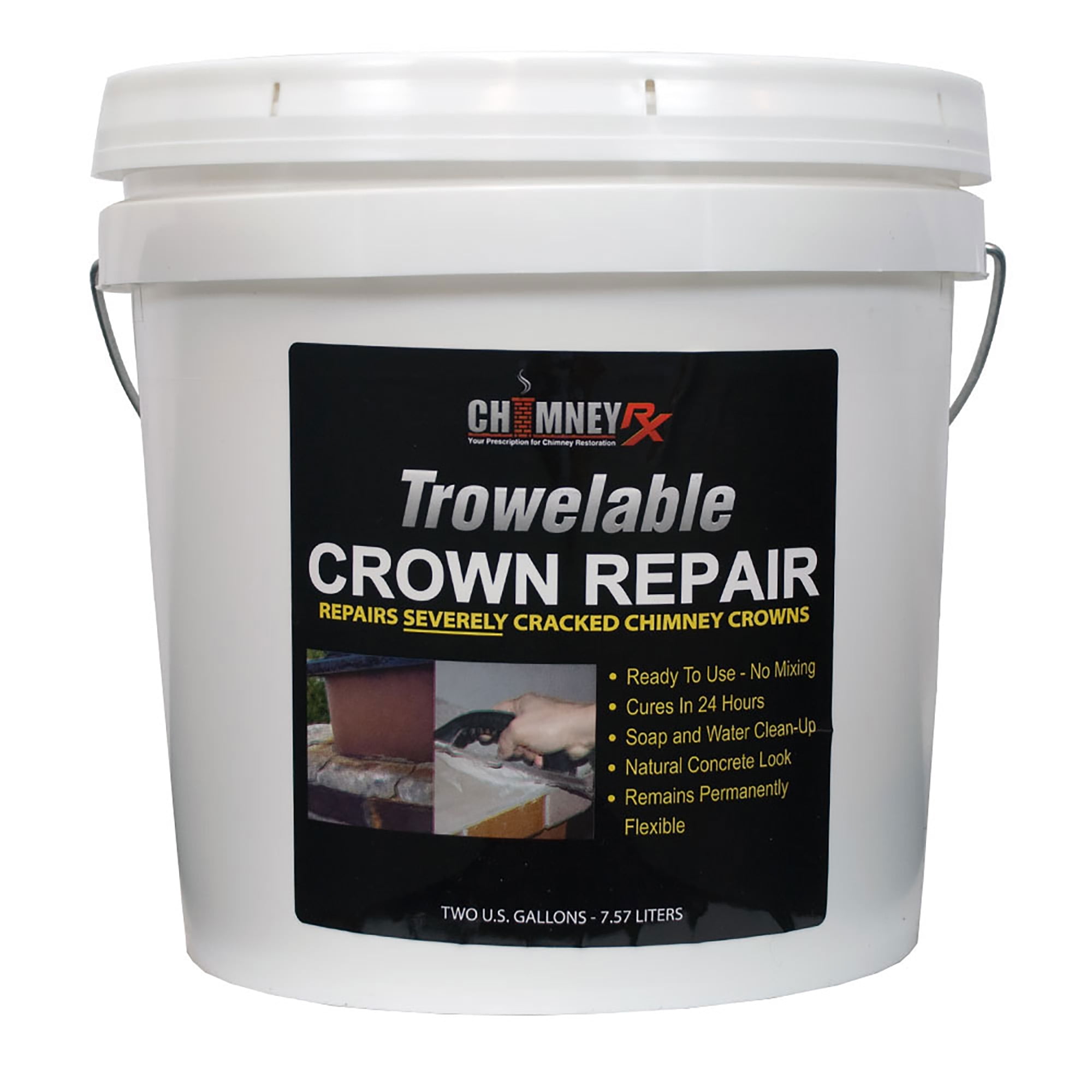 ChimneyRx Trowelable Crown Repair 2-gal - Walmart.com