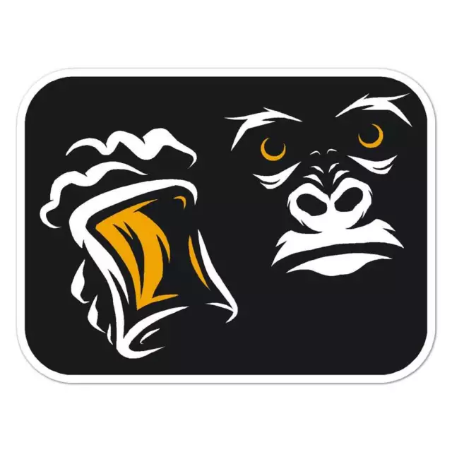 Chimp Monkey Beer Sticker Indoor Outdoor Phone Decal Water Bottle ...