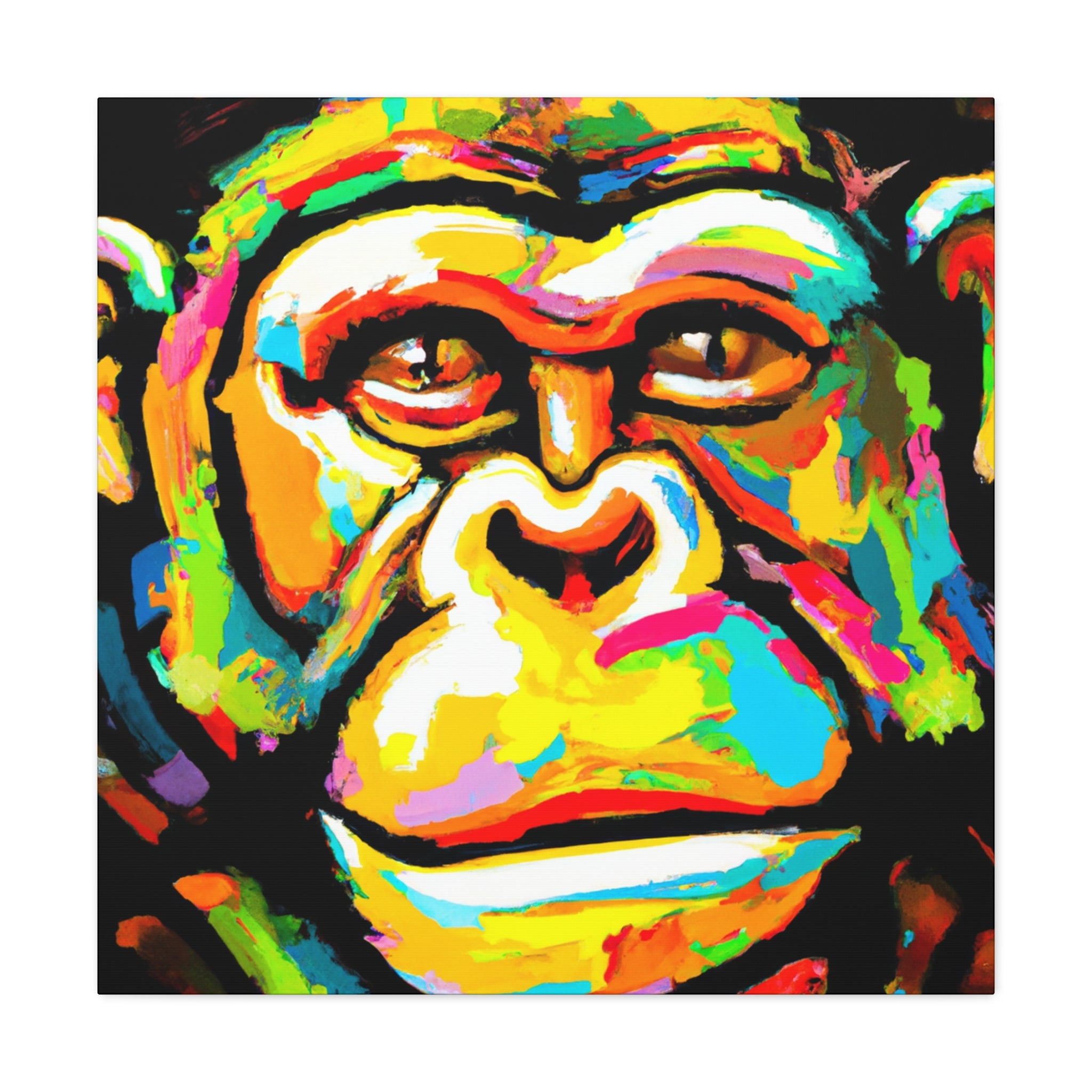 Chimp Pop Art Jubilee - Canvas - Walmart.com