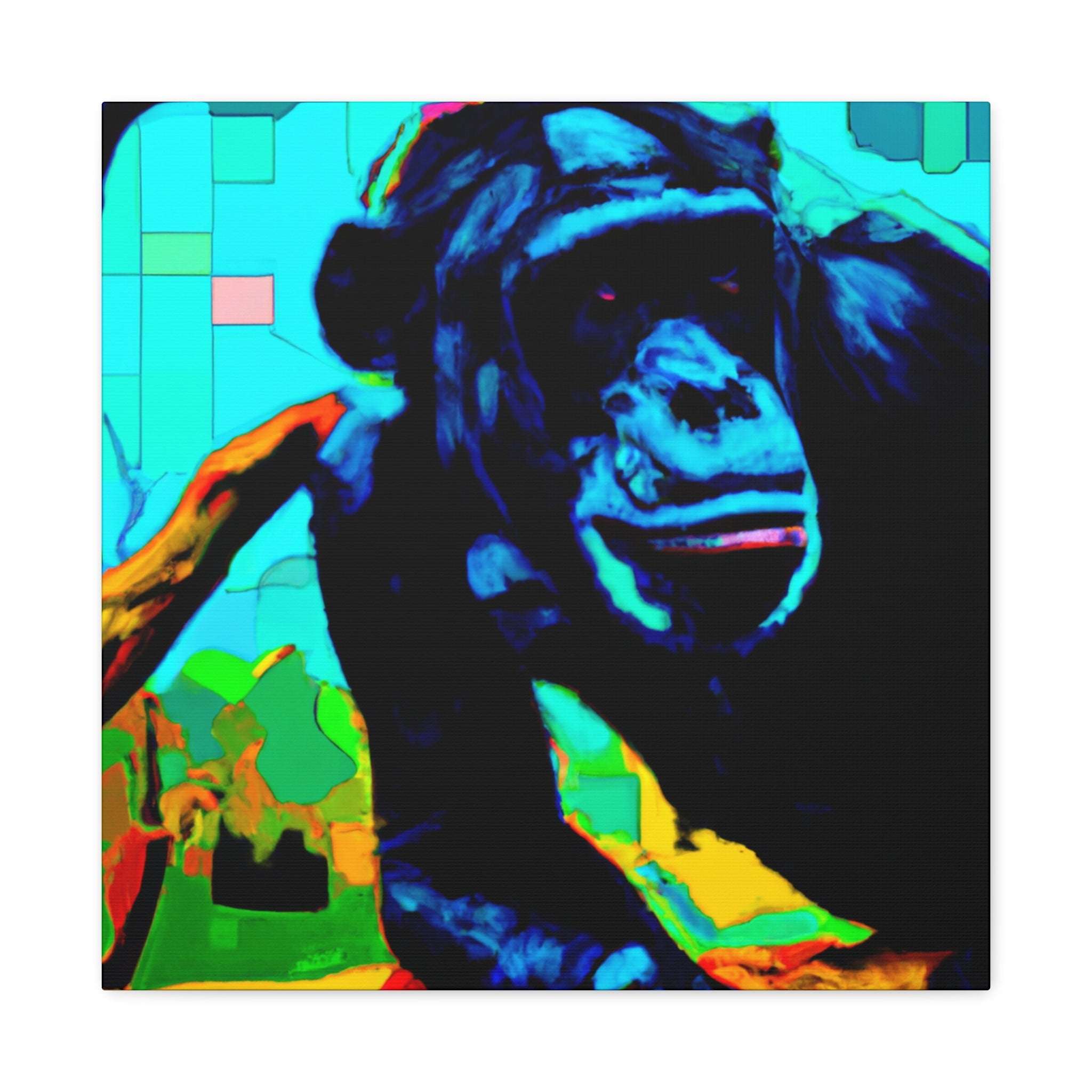 Chimp Pop Masterpiece - Canvas - Walmart.com