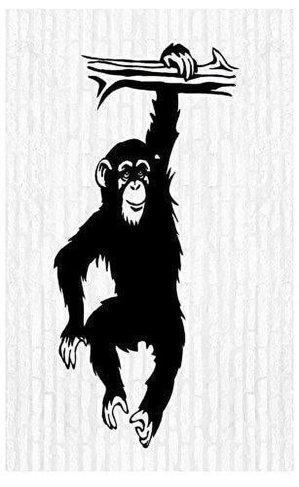 Chimpanzee Chimp Safari Zoo Man Cave Animal Rustic Cabin Lodge ...