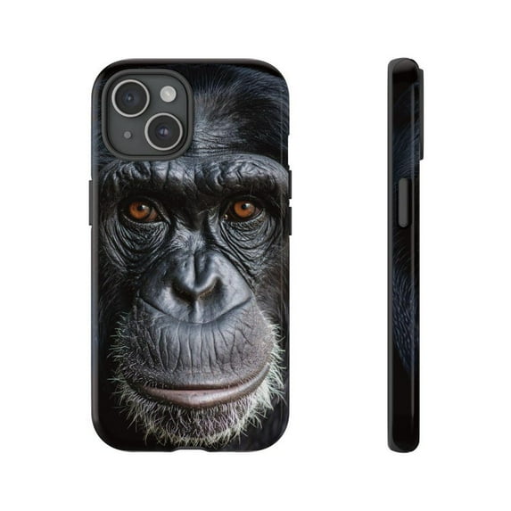 Chimpanzee Face Realistic Primate Animal Artwork Phone Case for iPhone ...