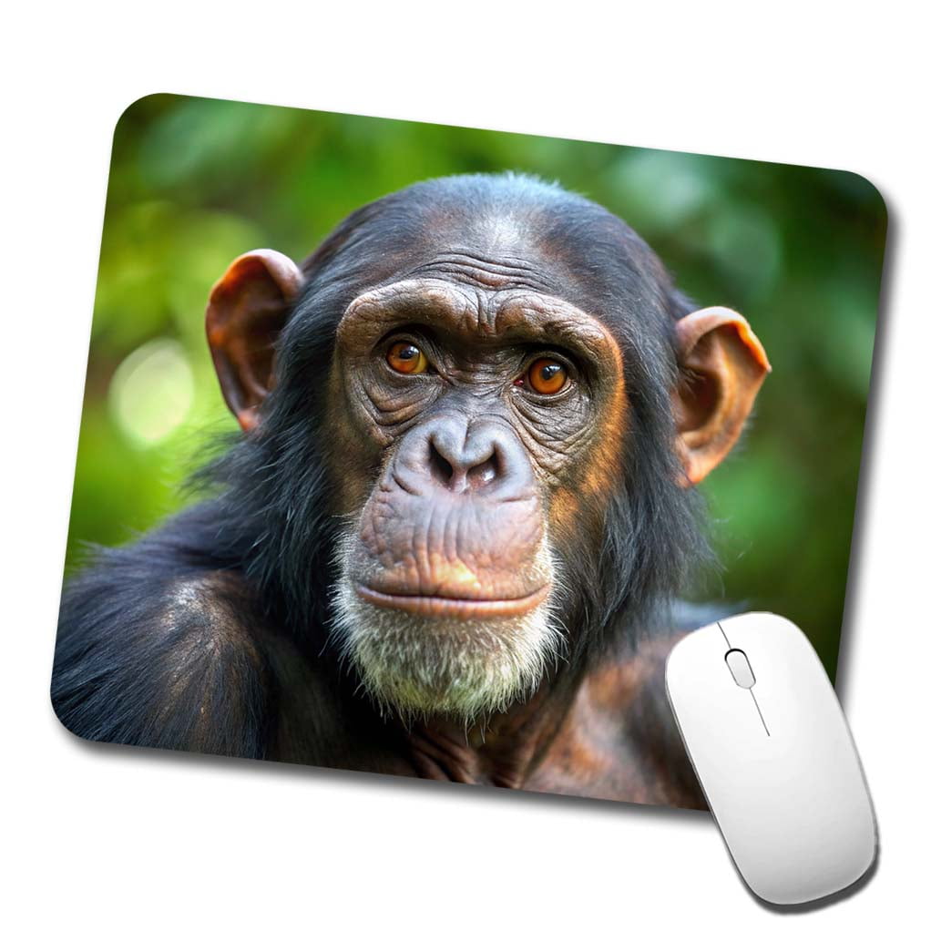 Chimpanzee Monkey Mouse Pad Low Profile Gaming Mat - Walmart.com