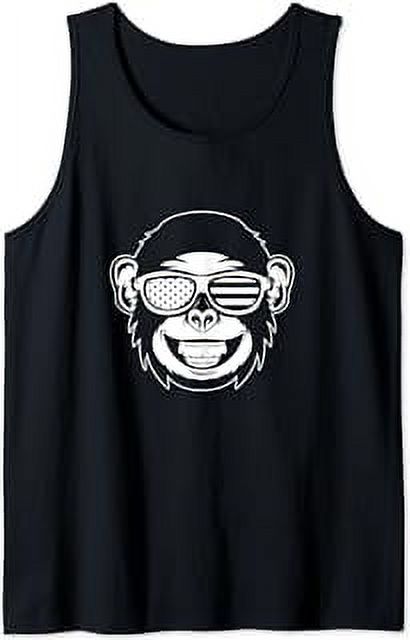 Chimpanzee Orangutan Monkey Head Monkey Tank Top - Walmart.com