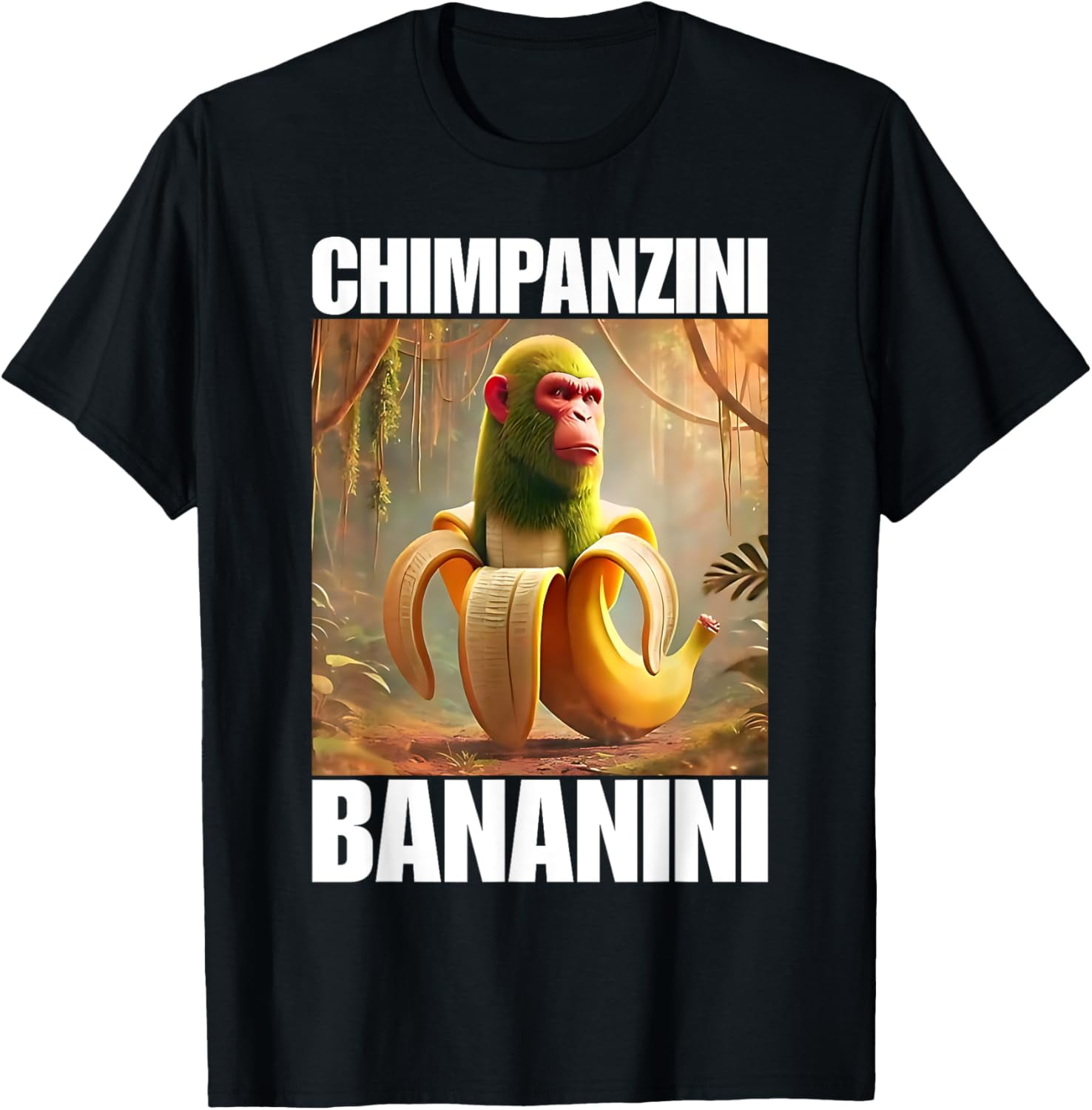 Chimpanzini Bananini - Italian Brainrot T-Shirt Unisex S-5XL Hot ...