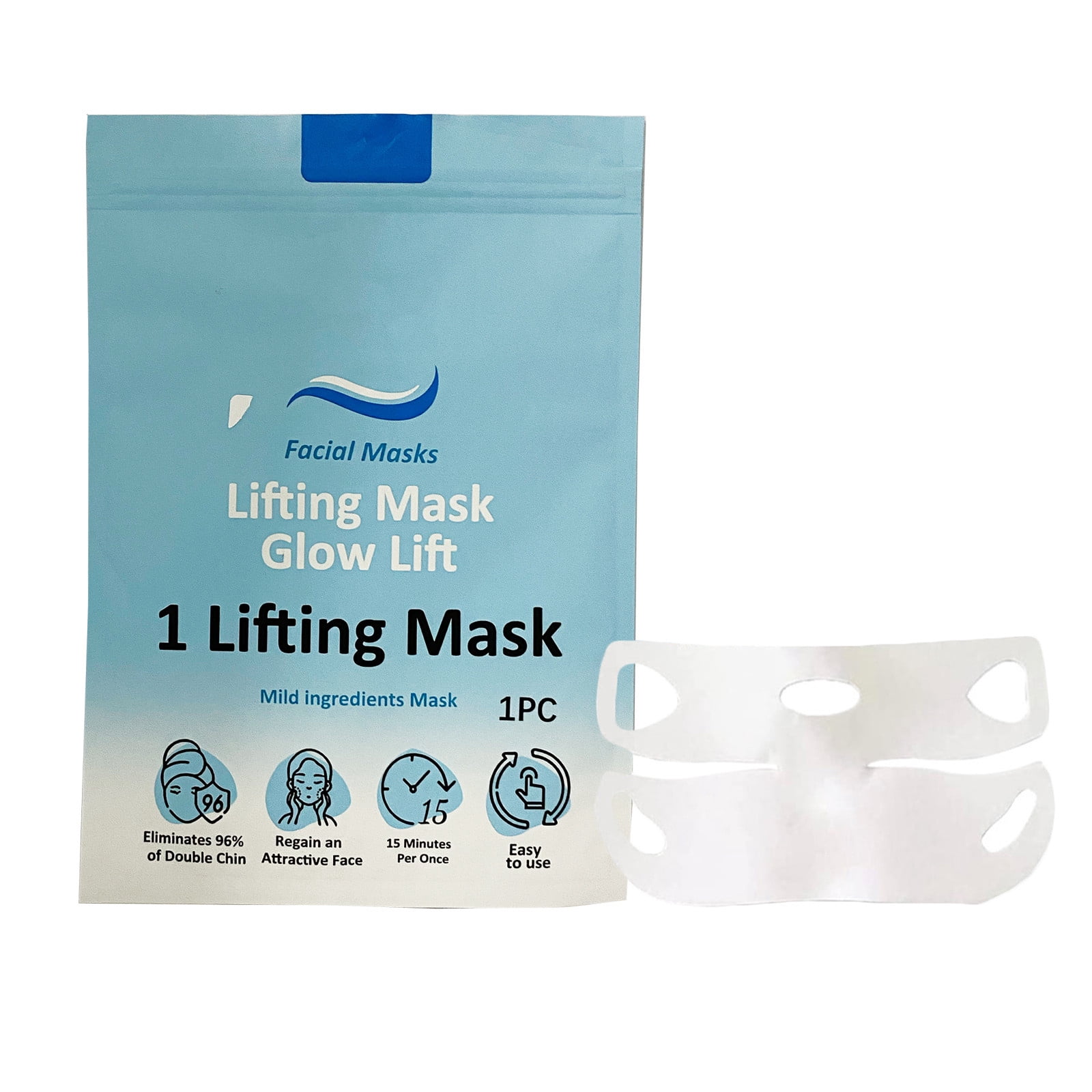 Chin Lifting Mask - Double Chin Reducer, Jawline Firming Mask for Face ...