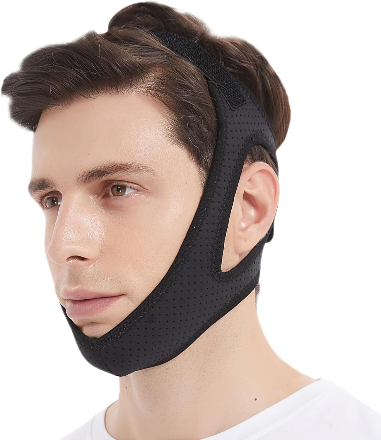 Chin Strap for Cpap Users, Anti Snoring Sleep Aid Solution for Men and ...
