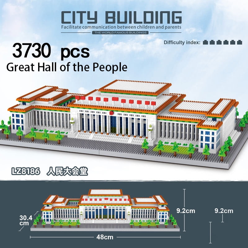 China Architecture ShangHai Oriental Pearl Tower Big Ben Blocks ...
