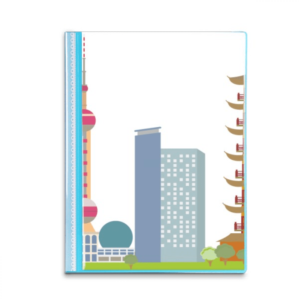 China Architecture TV Tower Landmark Pattern Book Sheet Protectors ...