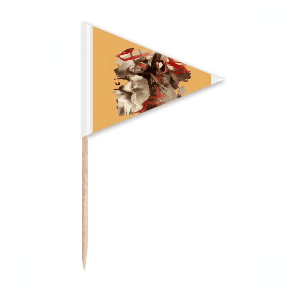 China Assassin play Knight Ranger Toothpick Triangle Cupcake Toppers ...