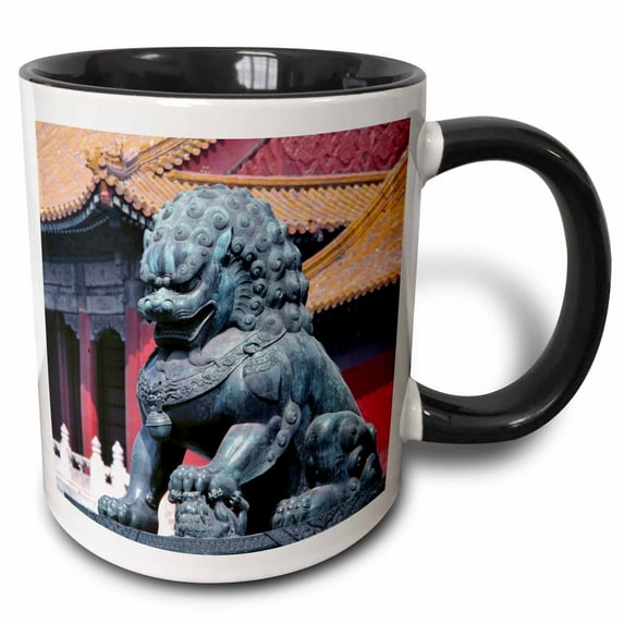 3drose, China, Beijing, Lion Statue Guards Forbidden City-as07 Rer0027 ...