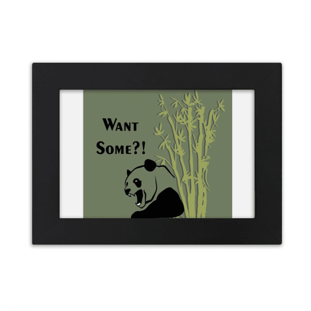 China Chengdu Panda Food Desktop Photo Frame Ornaments Picture Art ...