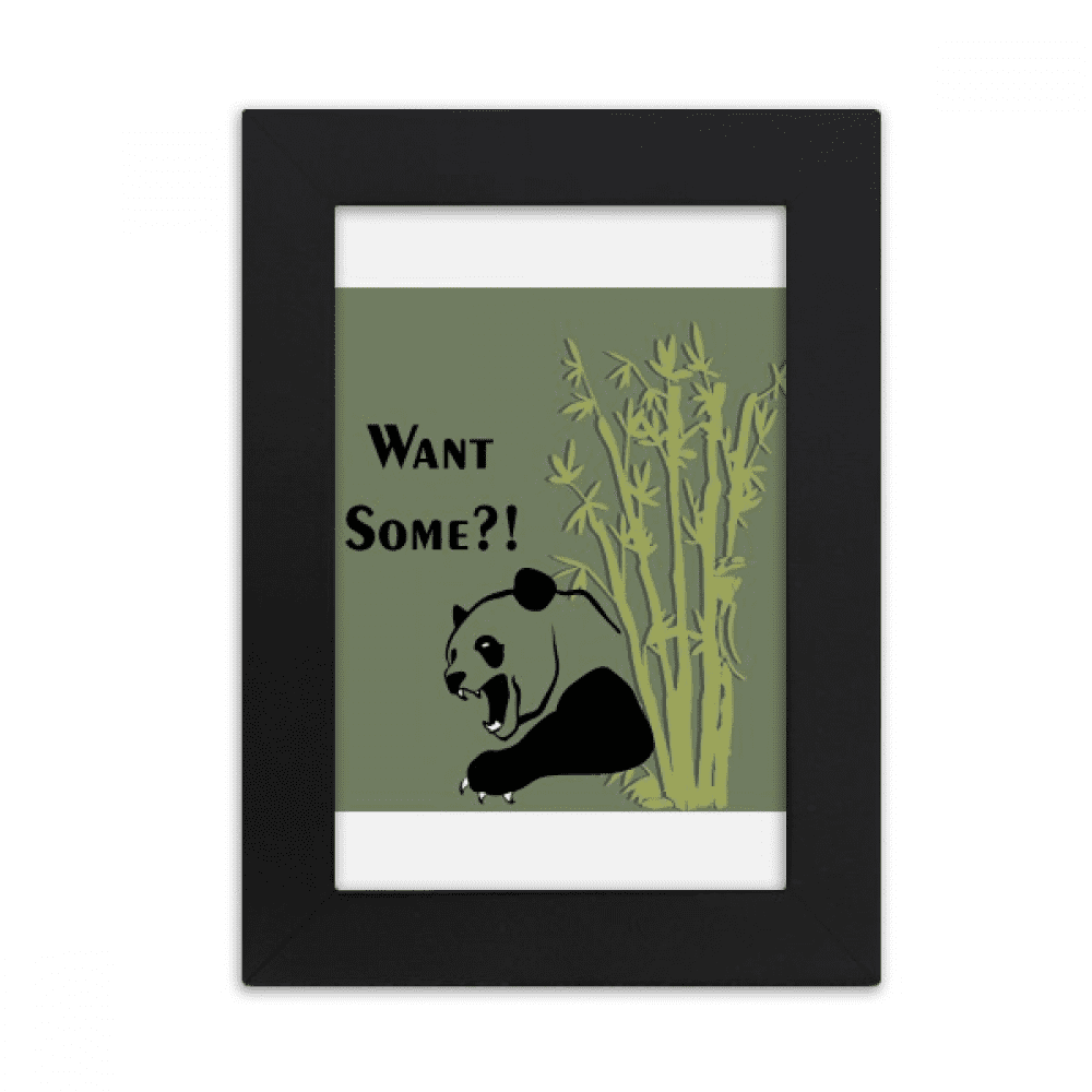 China Chengdu Panda Food Desktop Photo Frame Picture Display Art ...