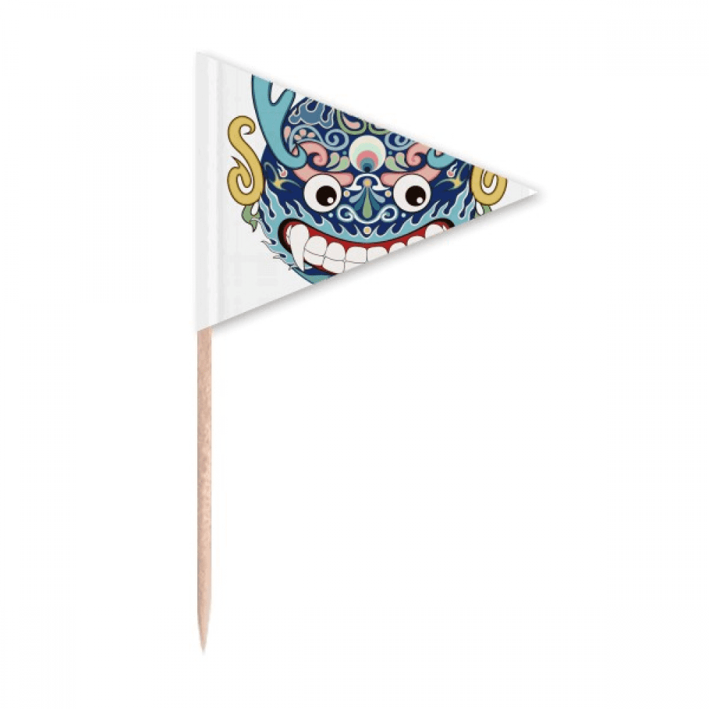 China Chinese Dragon Head Traditional Pattern Toothpick Triangle ...